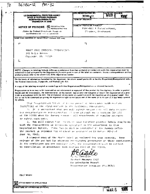 Fillable Online U.S. EPA, Pesticide Product Label, , 03/06/1986 ...