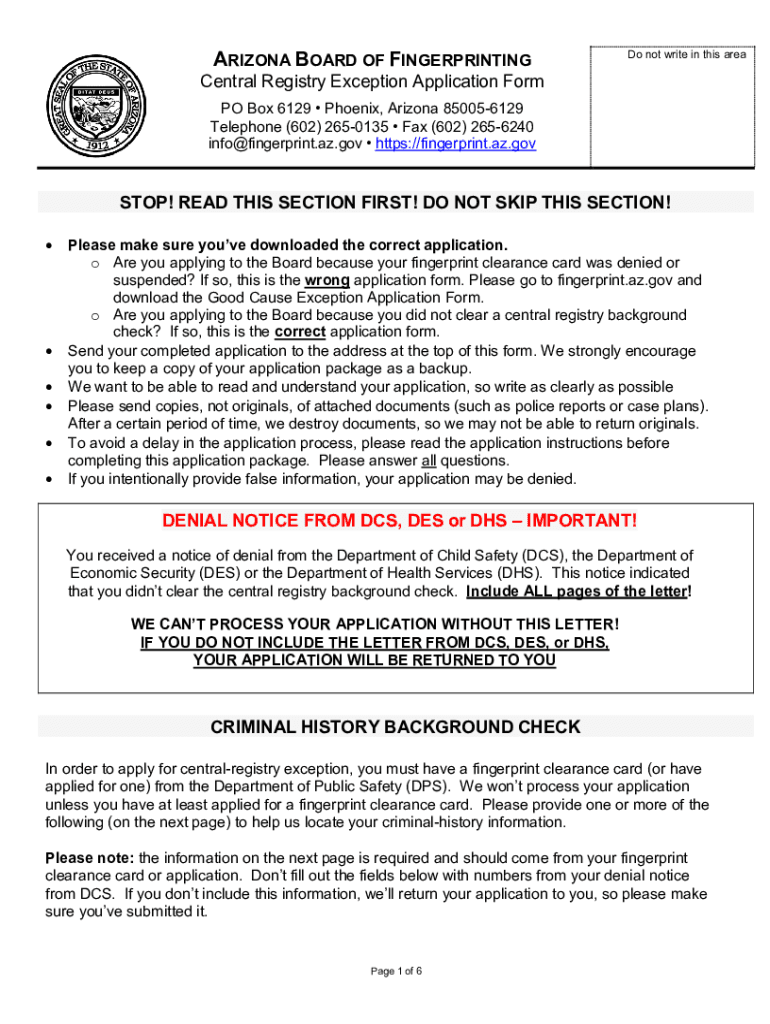 Fillable Online fingerprint.az.govresourcespersonal-statementPersonal ...