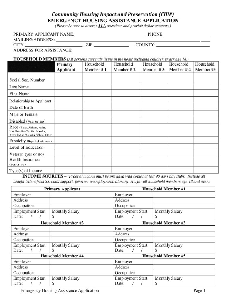 Fillable Online Emergency Rental Assistance ProgramArizona Department ...