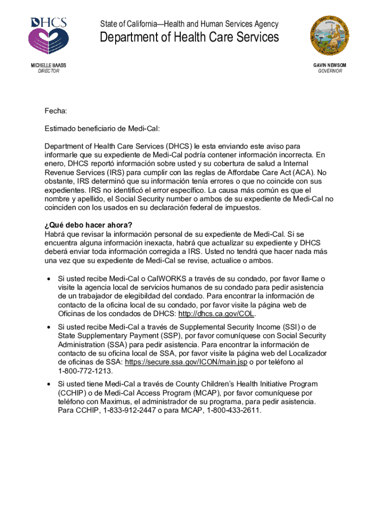 Fillable Online Form 1095-B Notice for Request Action (NFRA)SPA. Form ...