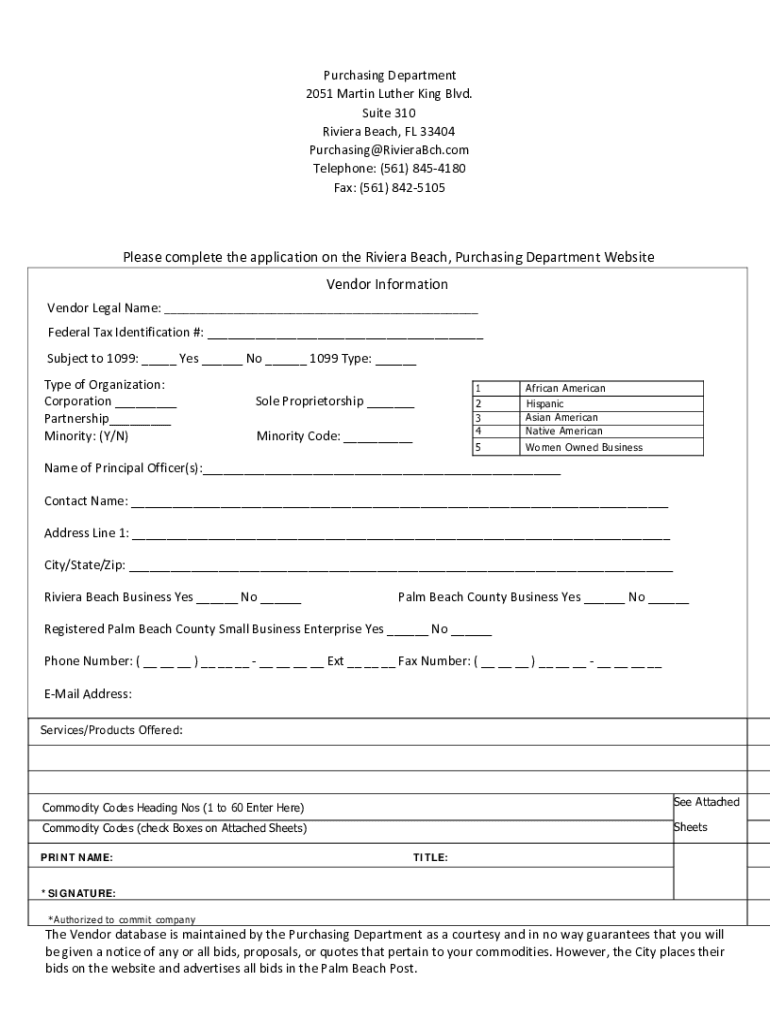 Fillable Online Vender Information Rev Form 3-29-17 RS.docx Fax Email ...