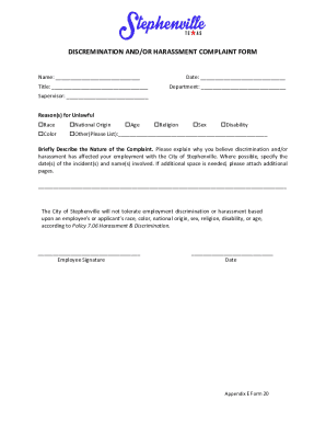 Fillable Online EEOC FormS (11109) CHARGE OF DISCRIMINATION Agency(ies ...