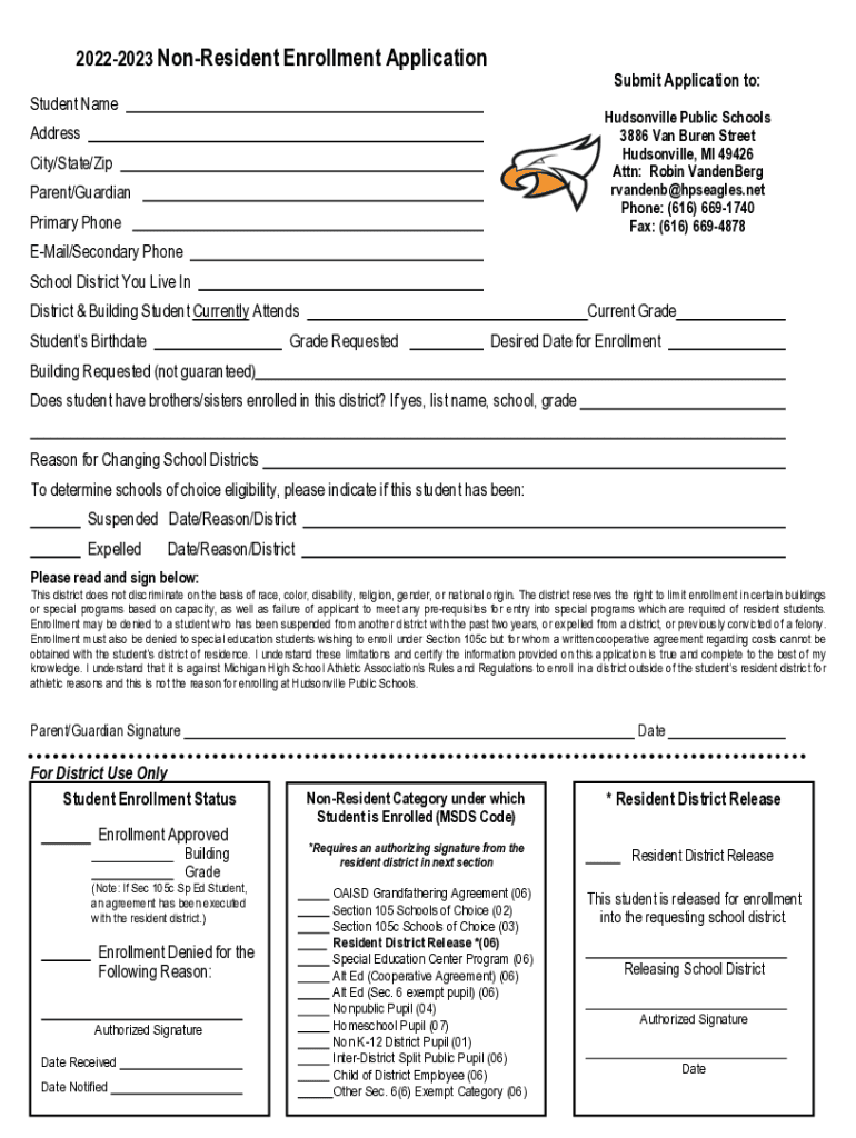 Fillable Online 20-21-Non-Resident Application Form Fax Email Print ...