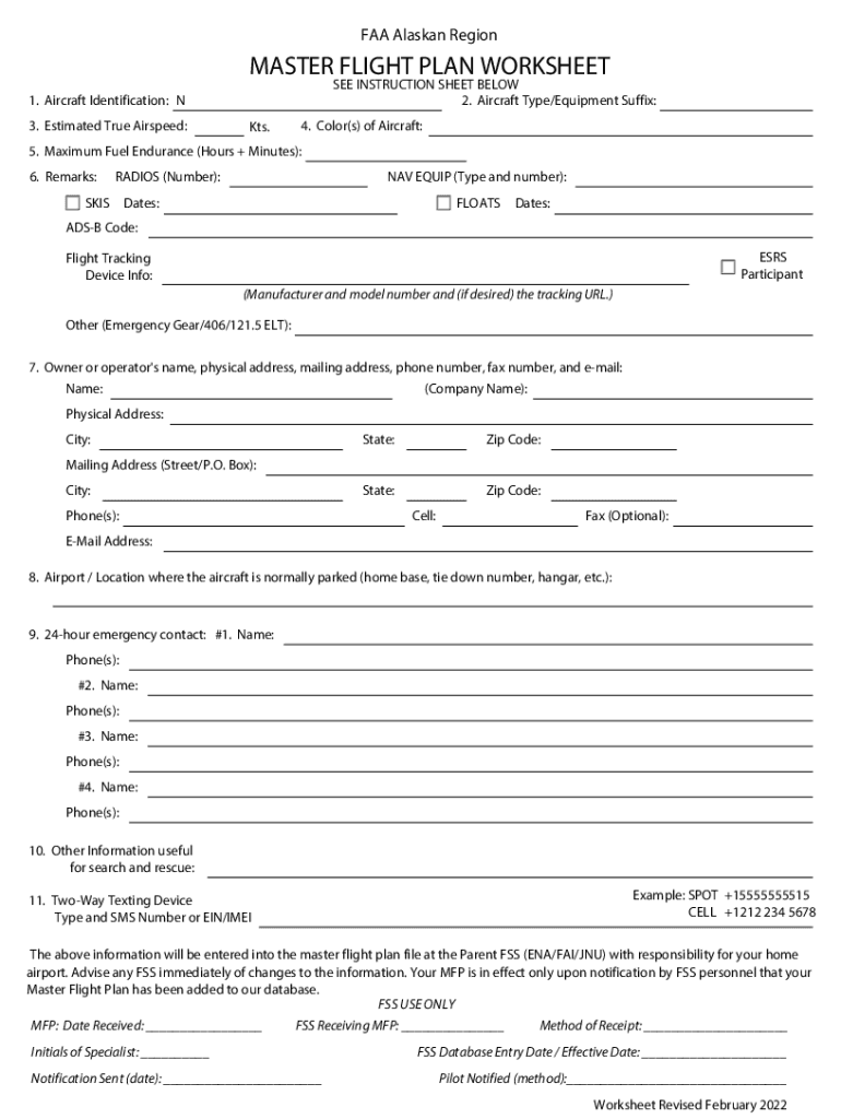 Fillable Online www.faa.govfsalaskanGet Found Faster - Alaska Flight ...