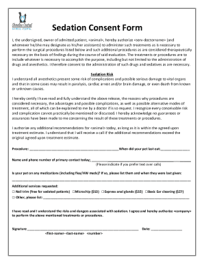 Fillable Online Hospitalization Consent Form Fax Email Print - pdfFiller