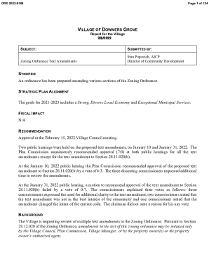 Fillable Online Zoning Ordinance Text Amendments Fax Email Print ...