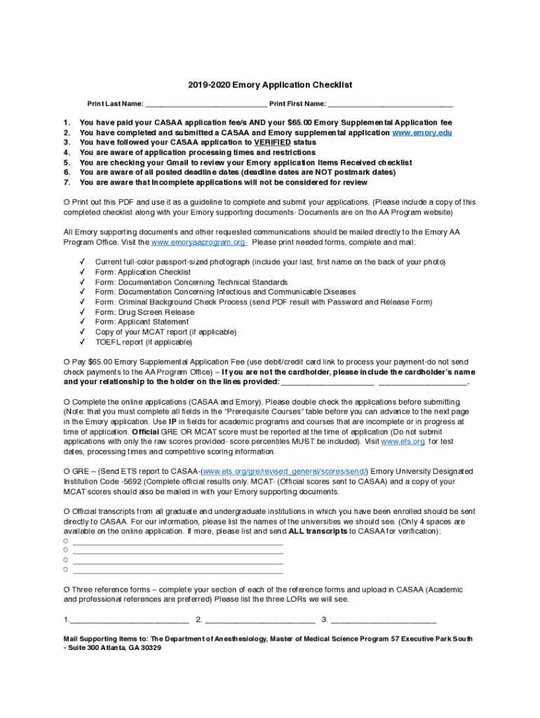 Fillable Online med emory med.emory ...