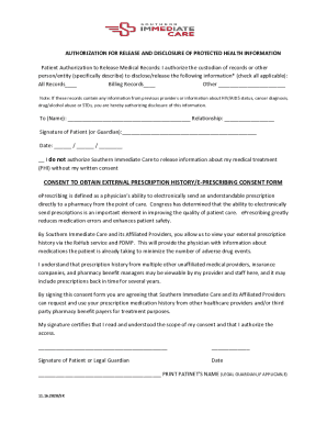 Fillable Online Authorization Requirements for the Disclosure of ...