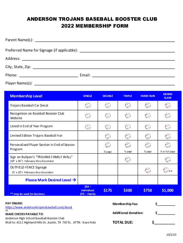 Fillable Online slideblast.comanderson-high-school-footballAnderson ...