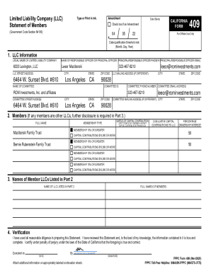 Fillable Online prd.cdn.sos.ca.gov pdf 409CA Form 409 - prd.cdn.sos.ca ...