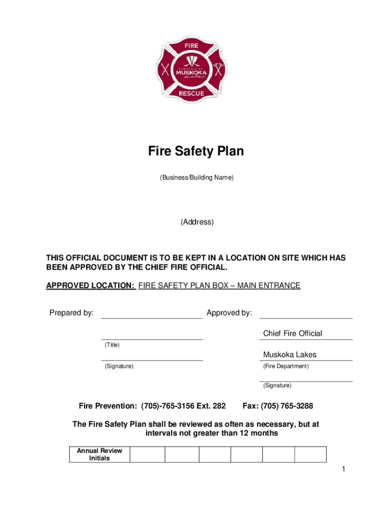 Fillable Online Fire Safety & Evacuation Guide for Business and ...
