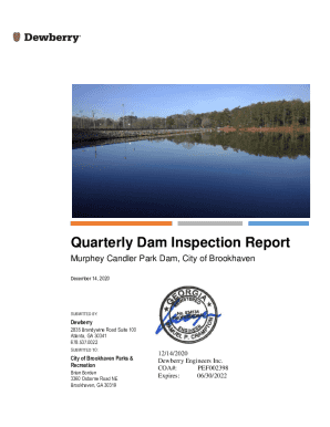 Fillable Online Dam Inspection Checklist Fax Email Print - pdfFiller