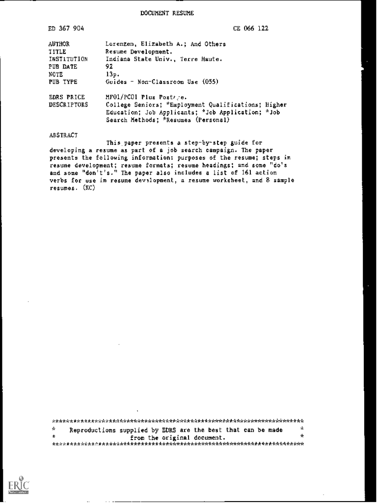 Fillable Online files.eric.ed.gov fulltext ED337744W ...