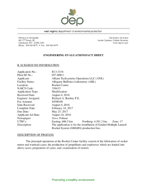 Fillable Online dep wv Promoting a healthy environment. ENGINEERING ...