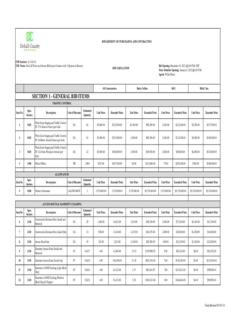 Fillable Online Draft - Tabulation Workbook Template 2-6-22.xlsx Fax ...