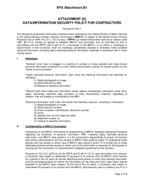 Fillable Online RFS Attachment B1 ATTACHMENT X DATA/INFORMATION ... Fax ...