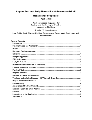Fillable Online www.michigan.govpfasresponse-Airport Per- and Poly ...