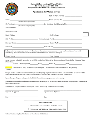 Fillable Online PortalHumboldt County, CA - Official Website Fax Email ...