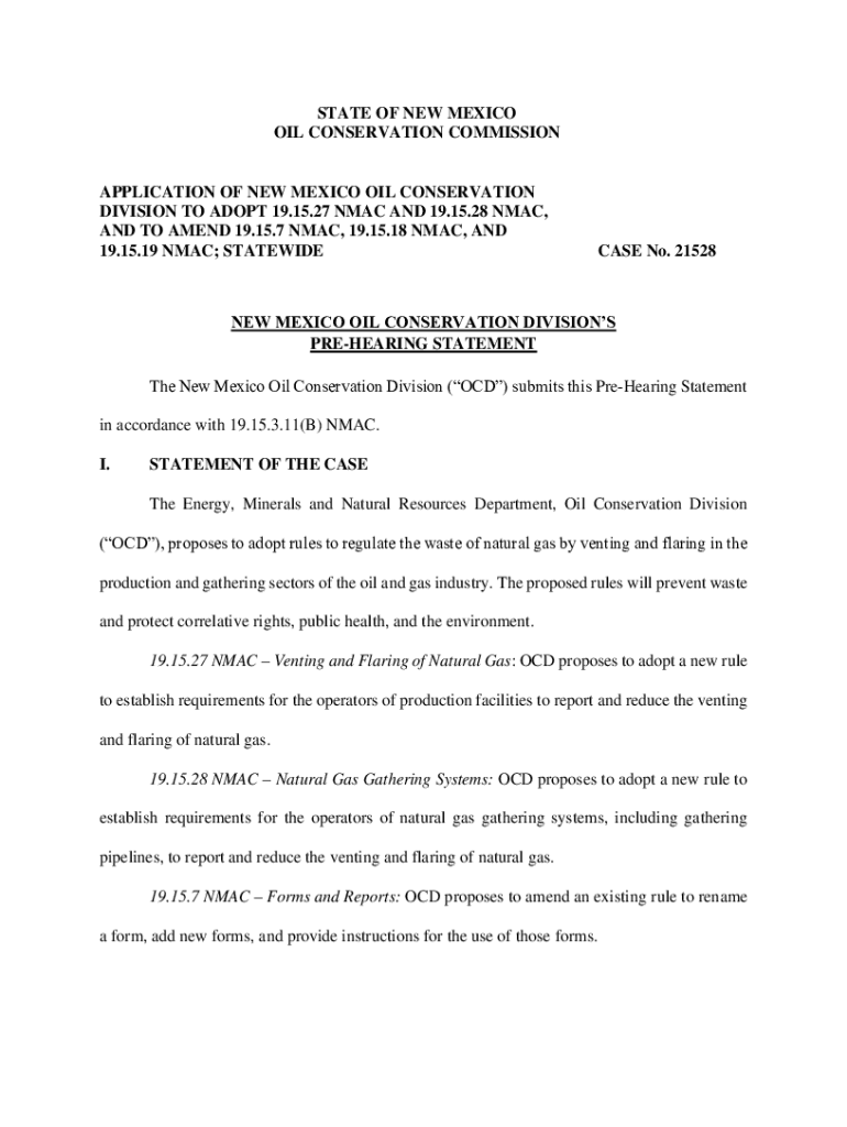 Fillable Online ocdimage emnrd state nm STATE OF NEW MEXICO OIL ...