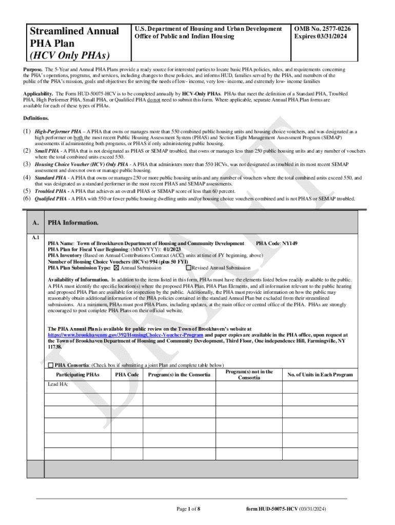 Fillable Online www.hud.govpublicindianhousingphaPublic Housing Agency ...