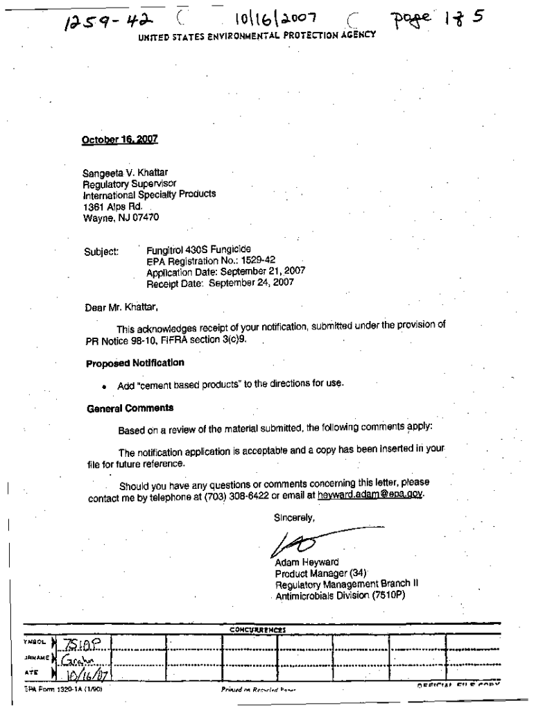 Fillable Online U.S. EPA, Pesticide Product Label, FUNGITROL 430S ...