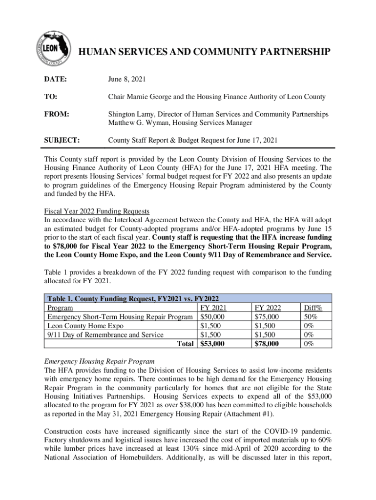 Fillable Online cms leoncountyfl cms.leoncountyfl.govPortals0HUMAN SERVICES AND COMMUNITY ...