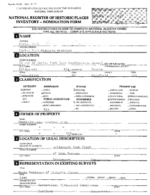 Fillable Online National Register of Historic Places Inventory ...