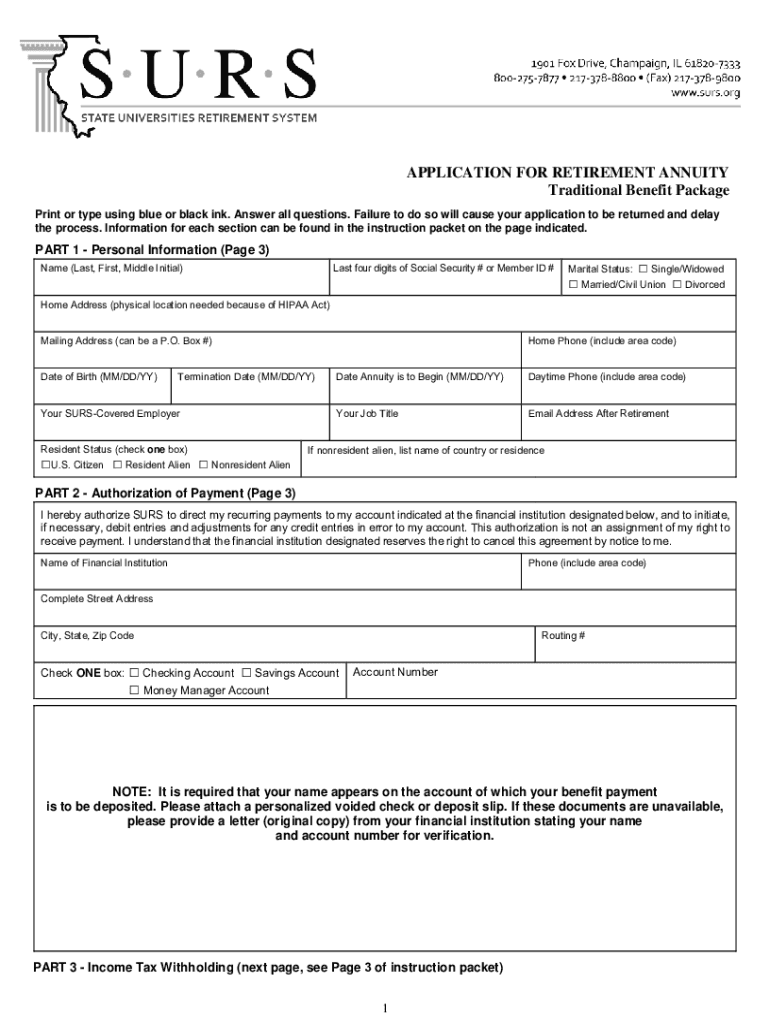 Fillable Online USDA APHISRetirement Application FormsState ...