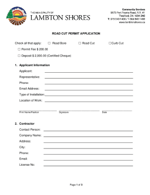 Fillable Online SCDOT Encroachment Permits: Application, Info ...