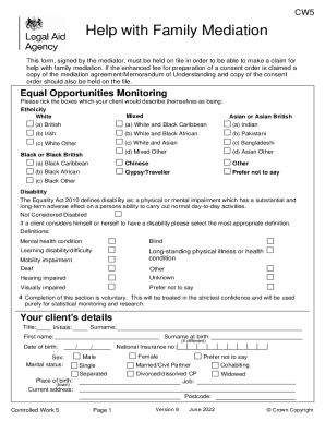 Fillable Online Child Custody Mediation: How It Works and Tips for ...