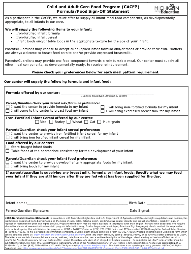 Fillable Online www.cdss.ca.govcacfpCACFP - California Department of ...