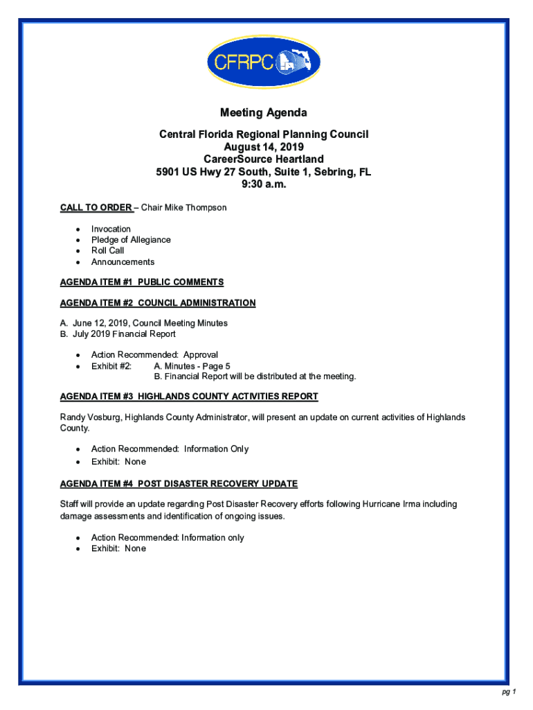 Fillable Online www.cfrpc.orgcouncilgeneral-informationGeneral ...