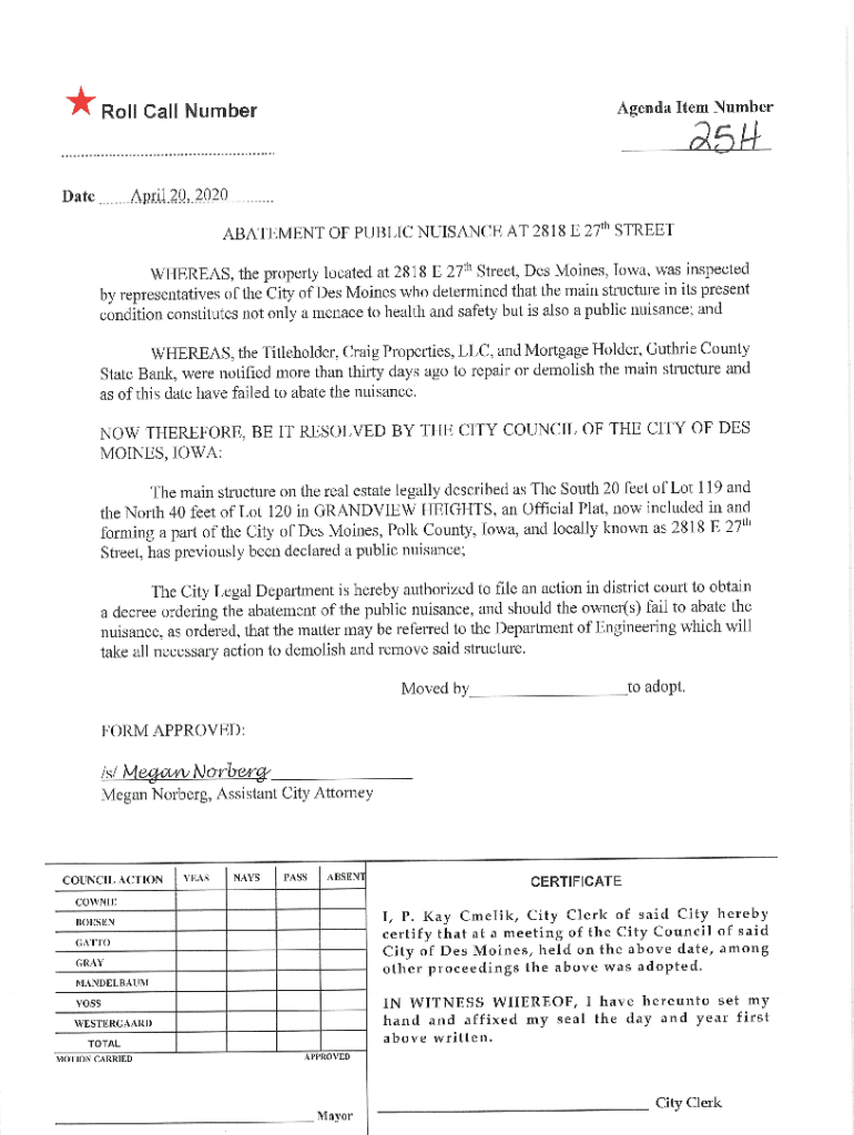 Fillable Online www.nfpa.orgassetsfilesItem 16-12-2 Roll Call and ...