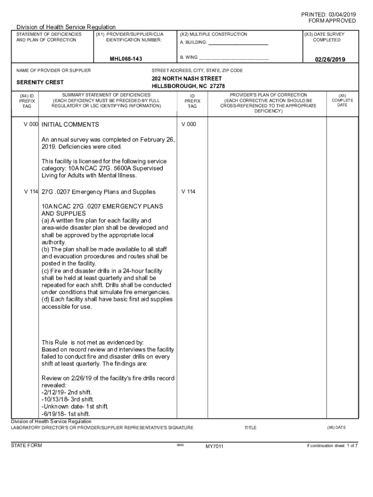 Fillable Online SERENITY CREST Fax Email Print - pdfFiller