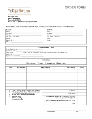 Fillable Online d3s5v81uibmb73.cloudfront.netassetspdfThe Cigar Store ...