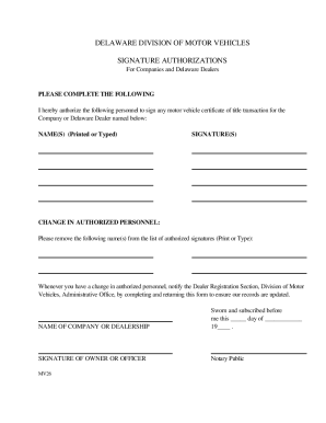 Fillable Online services.dmv.de.govformsotherformsDELAWARE DIVISION OF ...