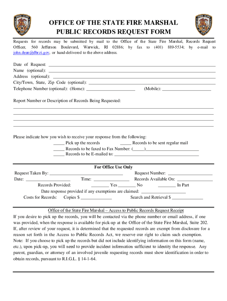 Fillable Online fire-marshal ri sfm.dps.louisiana.govdocsfmOffice of ...