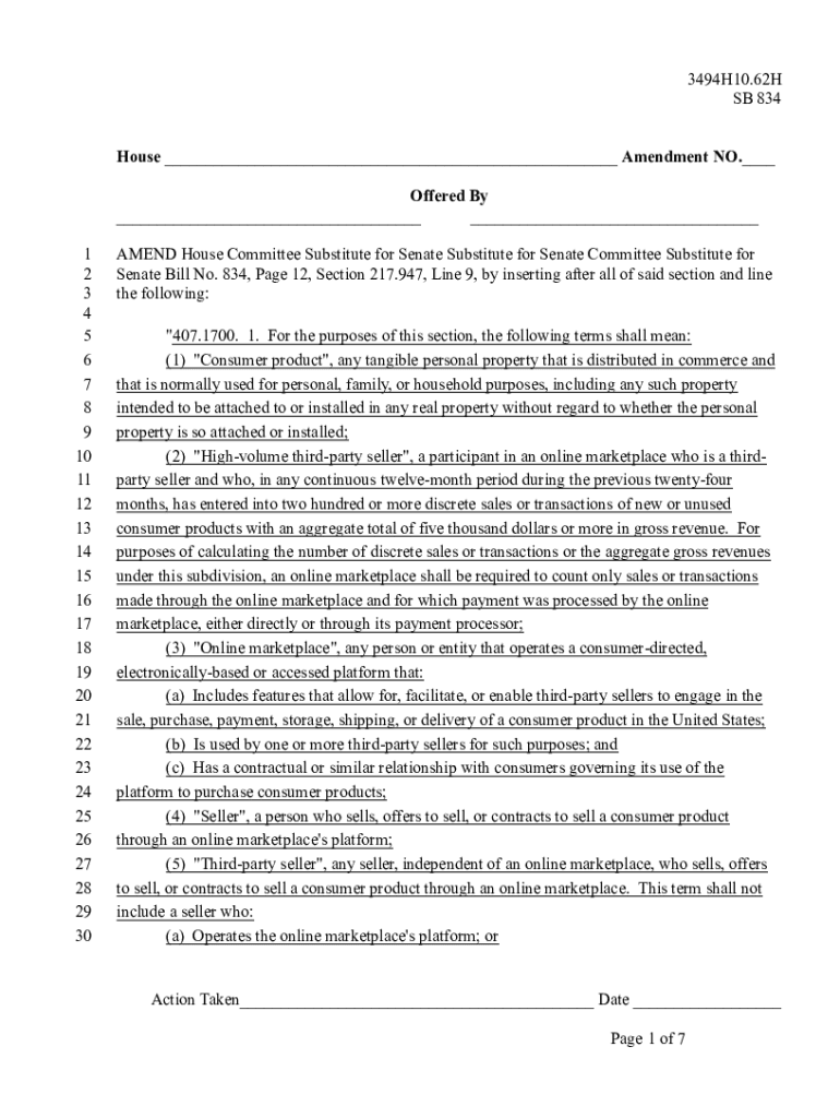 Fillable Online house mo www.thoughtco.comoriginal-bill-of-rights-andThe Original Bill of Rights ...
