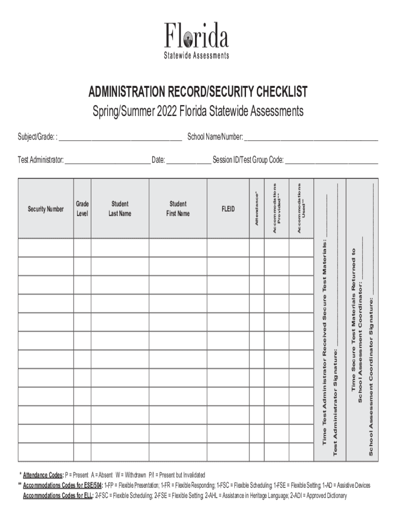 Fillable Online fsassessments.org-mediaFlorida Statewide Assessments ...