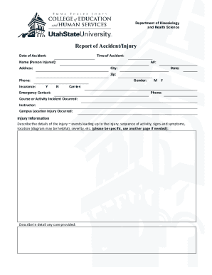 Fillable Online cehs usu Head Start Forms - KI BOISHead Start Forms ...