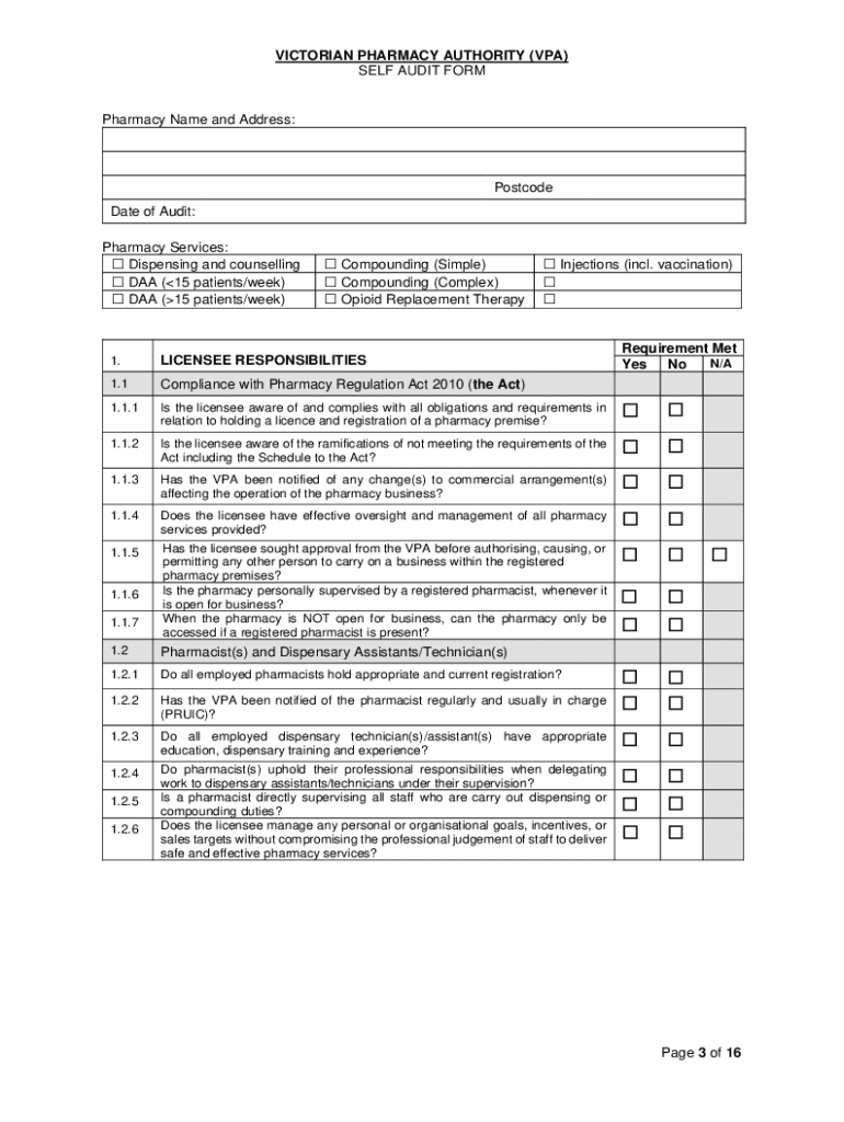 Fillable Online pharmacy.vic.gov.aucmsfilesResourcesVICTORIAN PHARMACY ...