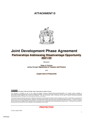 Fillable Online Joint Development Phase Agreement - Department of ...