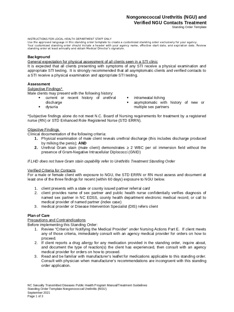 N.C. Division of Public Health - NCDHHS Doc Template | pdfFiller