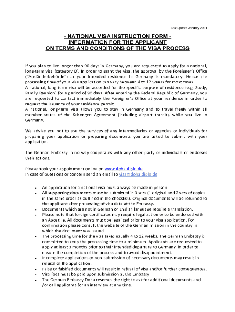 Fillable Online visa.vfsglobal.comone-pagergermanyNATIONAL VISA ...