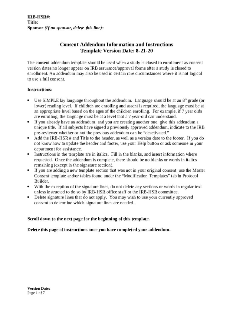 Consent and Assent TemplatesUCSF InstitutionalIned Consent ...