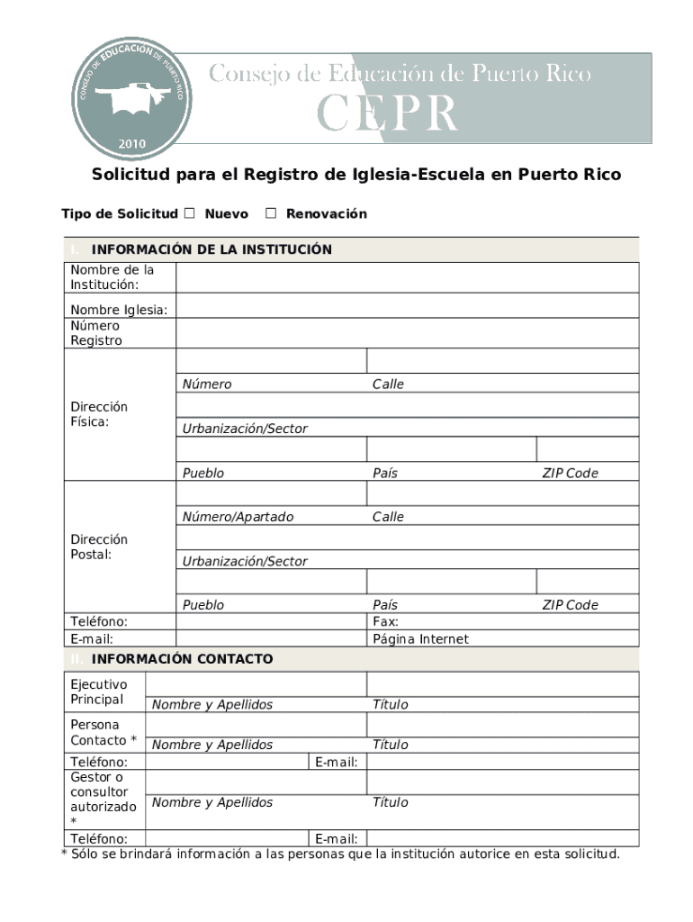 Solicitud para el registro de Institucin Educativa (SEP-01-024) - Gob ...