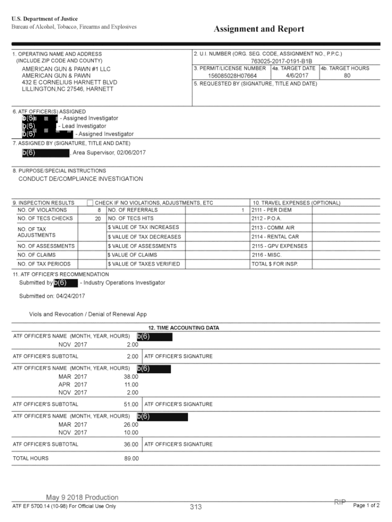 Fillable Online oig.justice.gov reports review-atfs-explosivesReview of ...