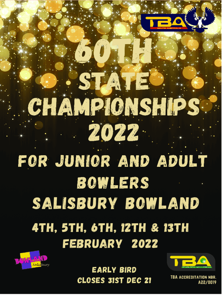 Fillable Online 2022 State Championships Entry Form Fax Email Print - pdfFiller