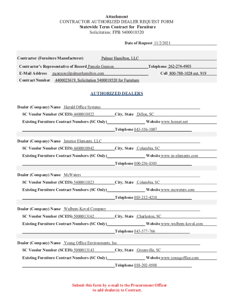 Fillable Online smithsystem.com202101Attachment CONTRACTOR AUTHORIZED ...