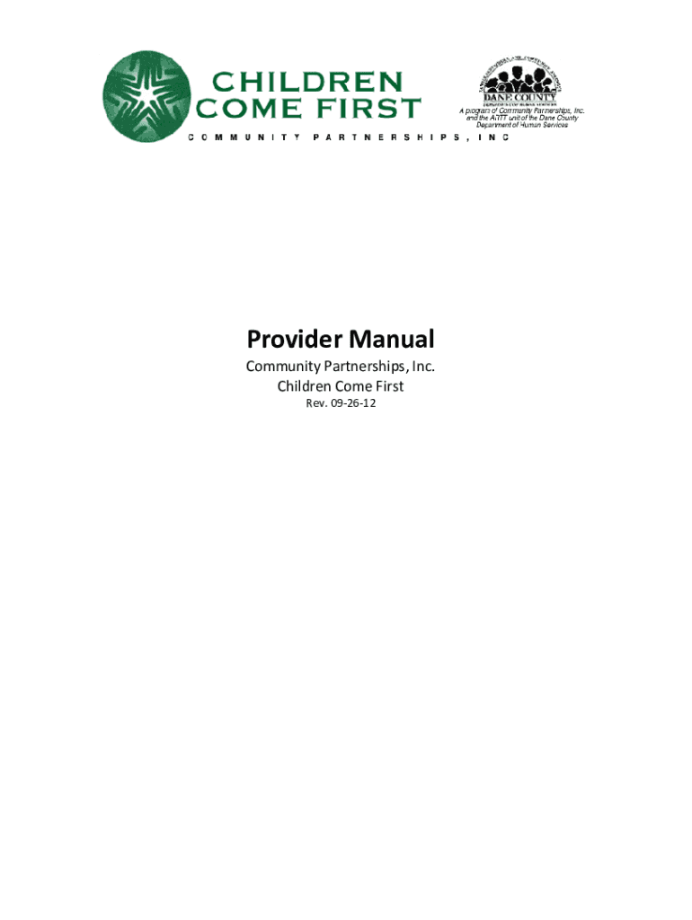 Fillable Online Provider Manual: HealthChoices Providers - Community ...